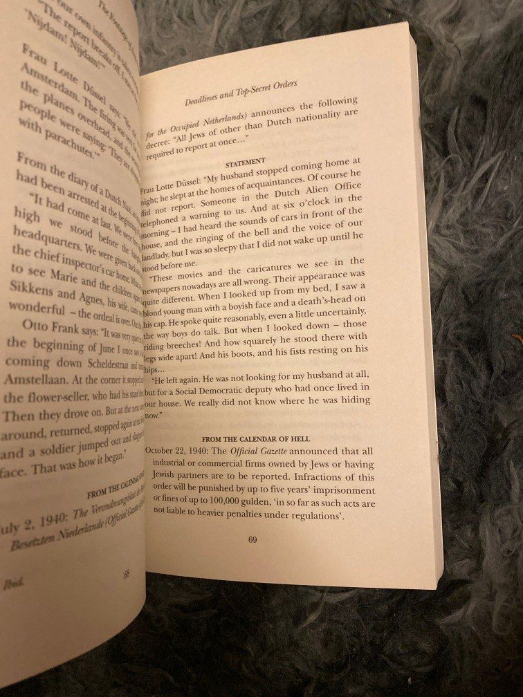 Footsteps of Anne Frank - Ernst Schnabel, Hobbies & Toys, Books ...