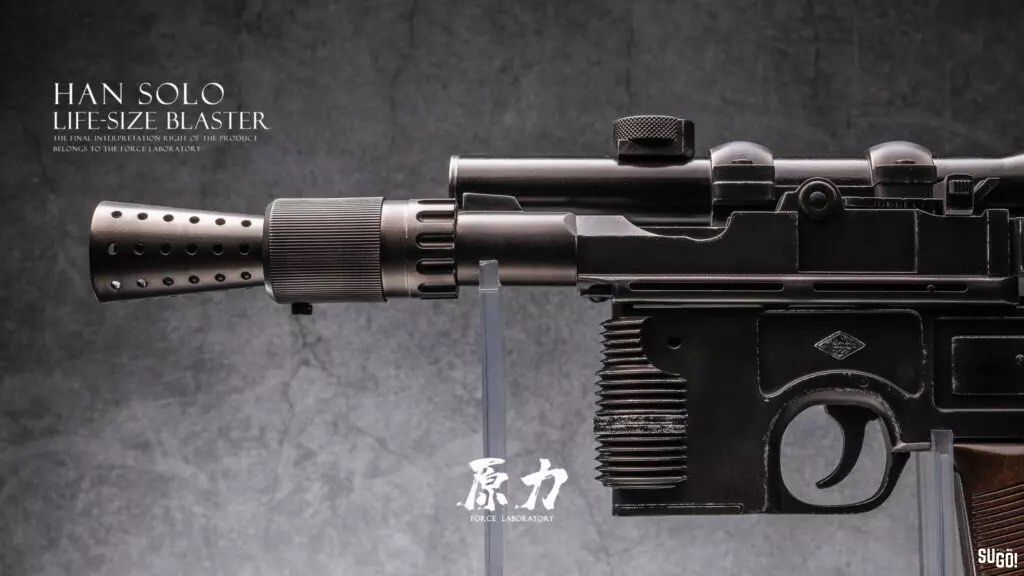 Force Laboratory Star Wars Han Solo Life-Sized Blaster Replica, Hobbies ...