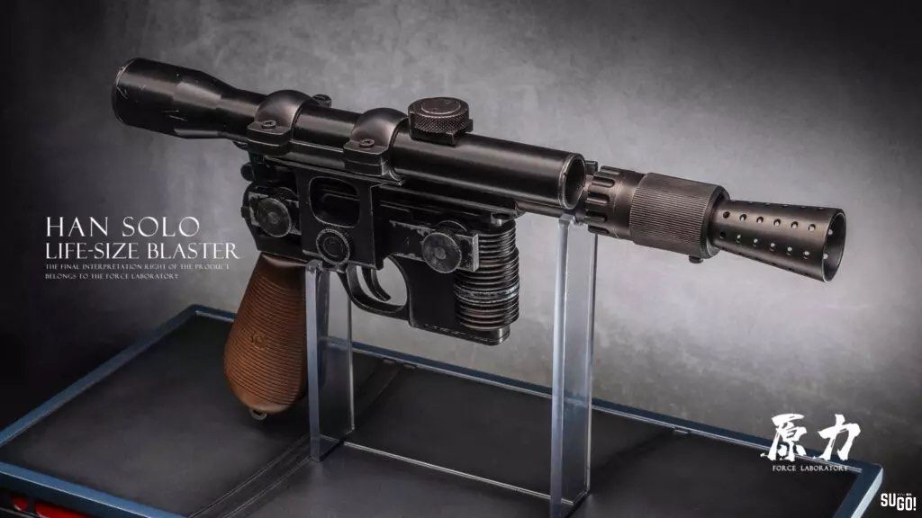 Force Laboratory Star Wars Han Solo Life-Sized Blaster Replica, Hobbies ...