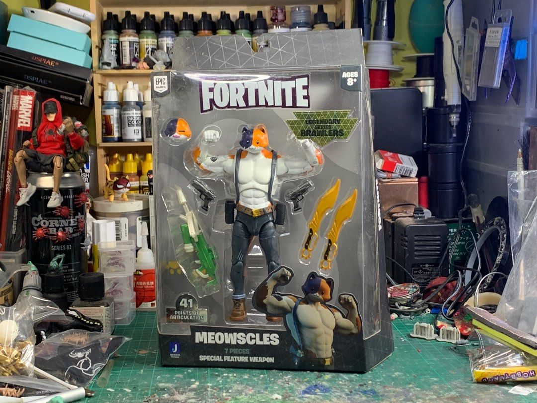 Fortnite Meowscles 貓樣, 興趣及遊戲, 玩具 & 遊戲類 - Carousell
