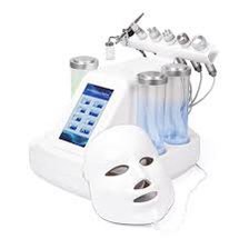 Free Demo 7 in 1 Hydra Facial Machine Cold Hammer Ultrasonic Face Bio ...