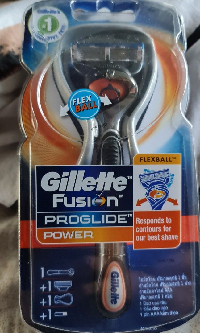 Gillette fusion proglide power razor, Beauty & Personal Care, Men's ...