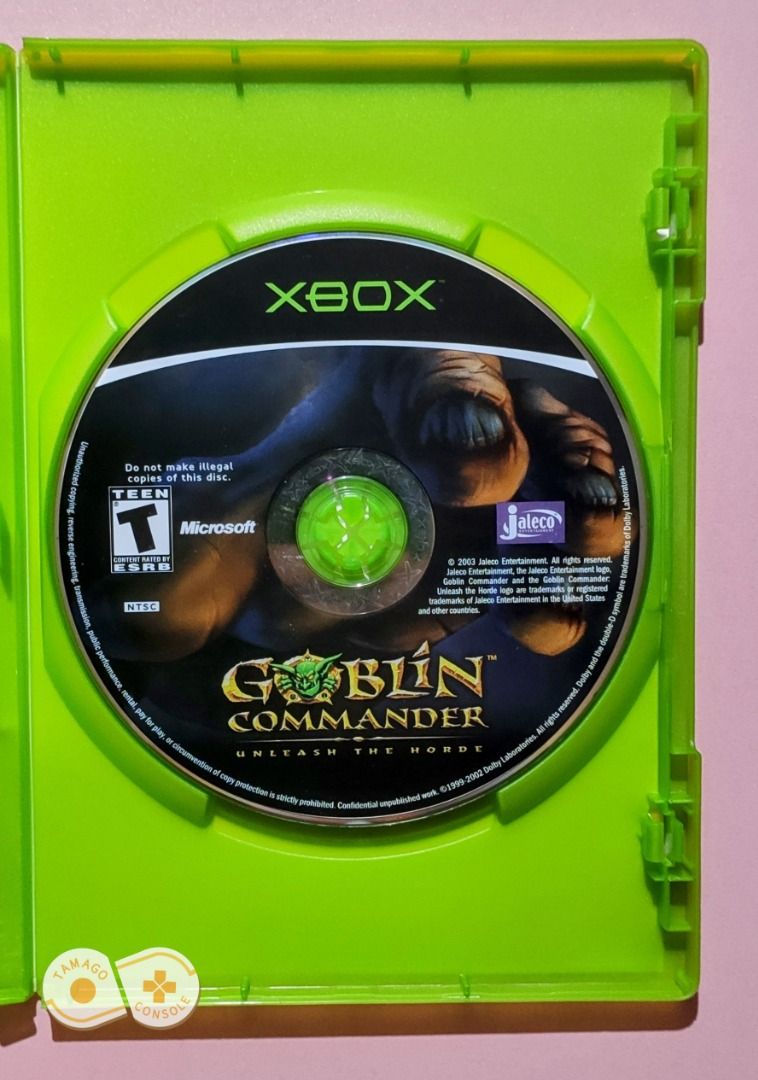 Goblin Commander - [OG XBOX Game] [NTSC / ENGLISH Language] [CIB ...
