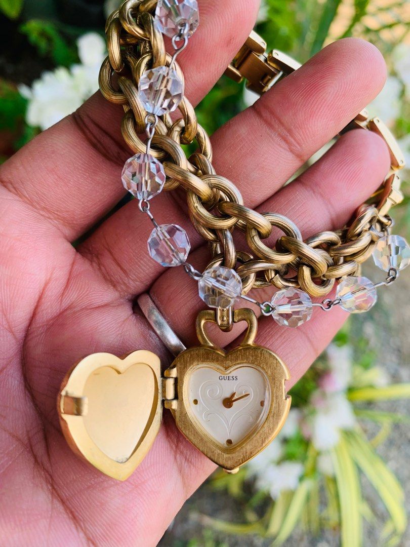 Guess charm bracelet watch 2800, Women's Fashion, Watches & Accessories, Watches on Carousell