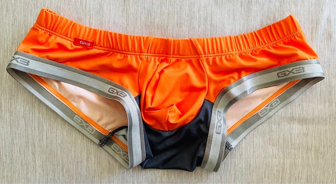 GX3 Pop Sports Lowrise Boxer Orange, Men's Fashion, Bottoms, New ...