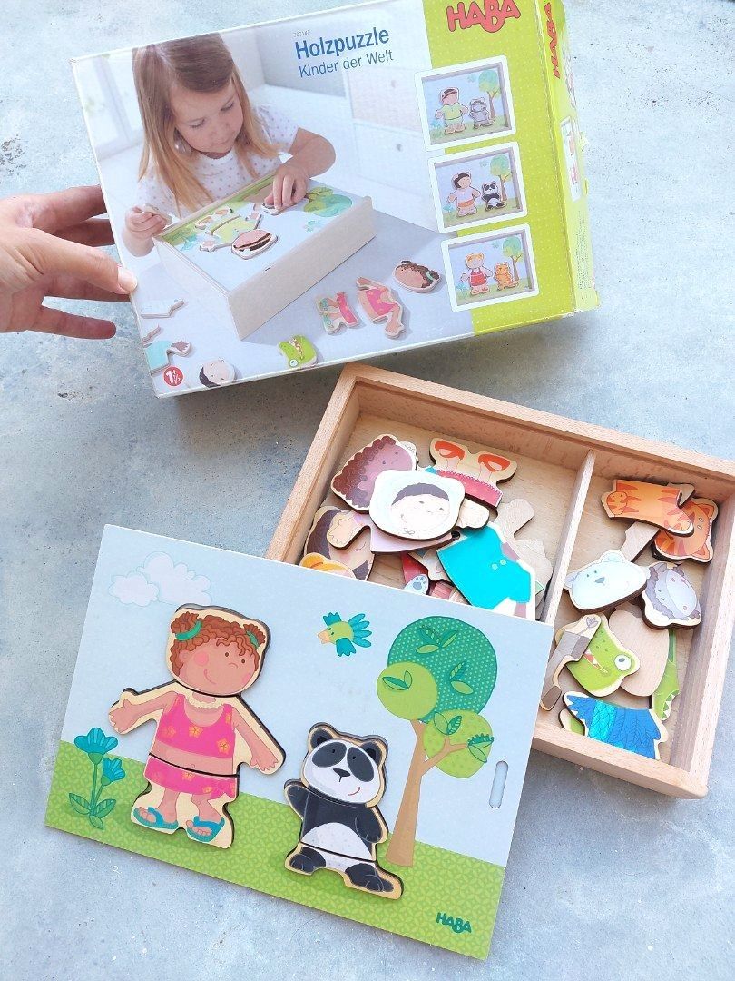 HABA - Children of the World Wooden Puzzle, Hobbies & Toys, Toys ...
