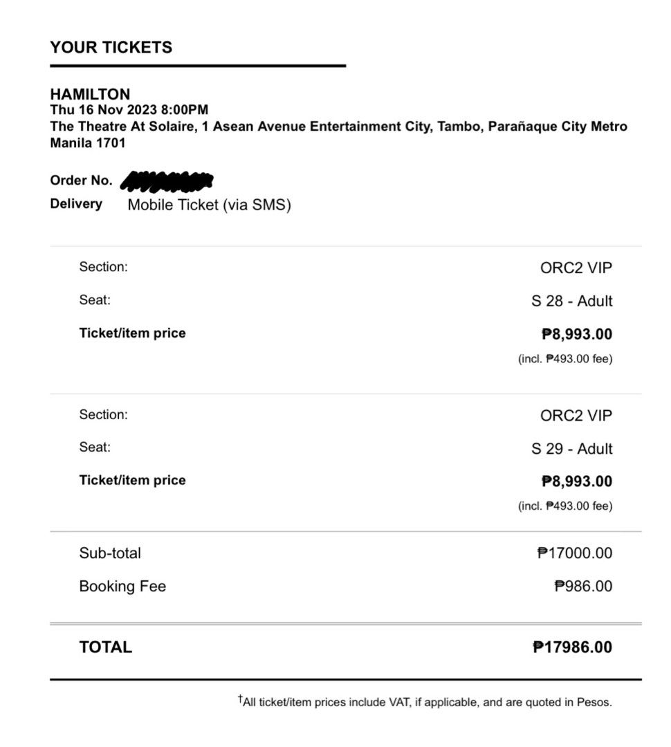 Hamilton Manila Tickets on Carousell Hamilton Manila Tickets on Carousell