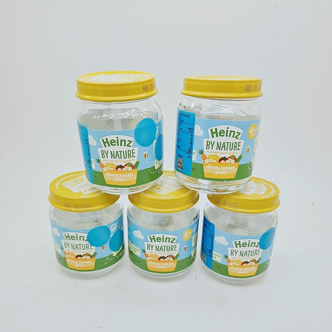 (HARGA PER BOTOL) BOTOL JAR HEINZ BY NATURE TUTUP KUNING BOTOL KACA ...