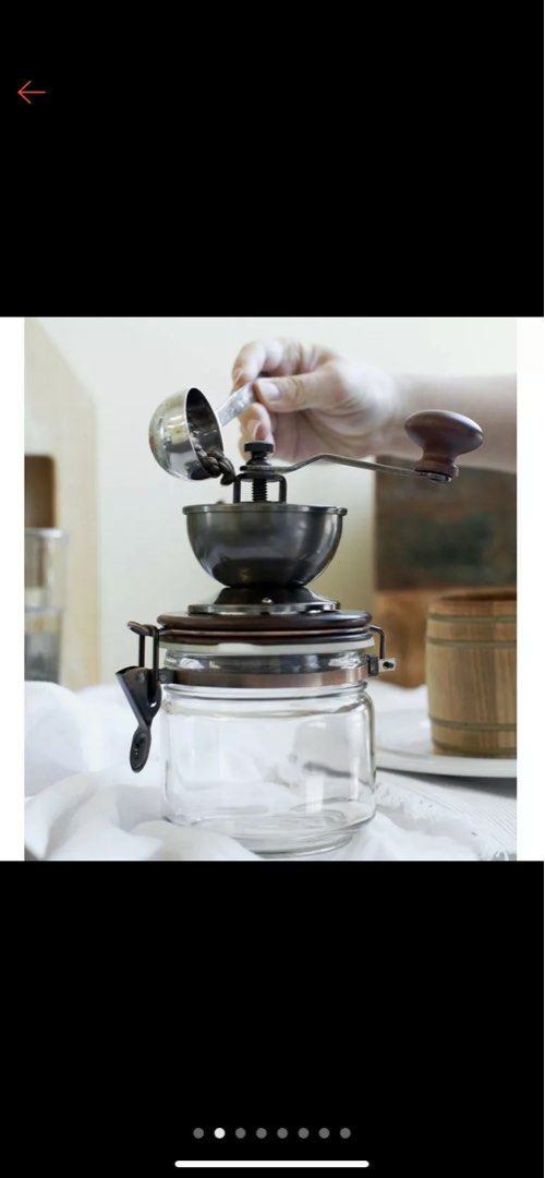 HARIO New Canister Ceramic Coffee Mill, Coffee Grounder, Hand Drip ...