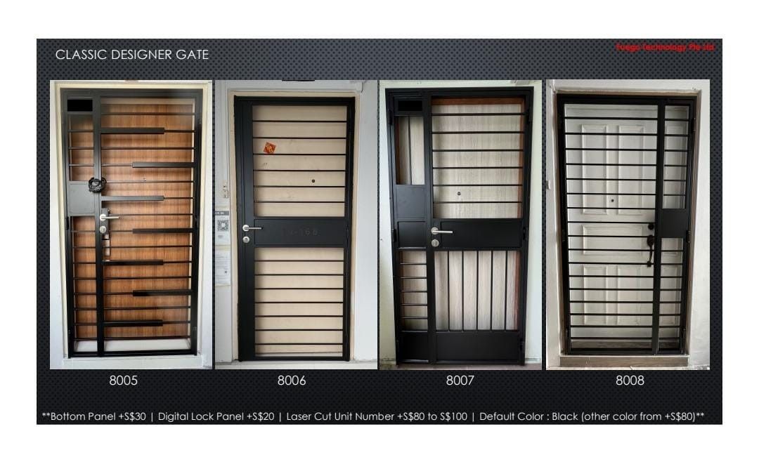 Direct Factory Gate Catalogue for HDB / Condo - Mild Steel Gate ...