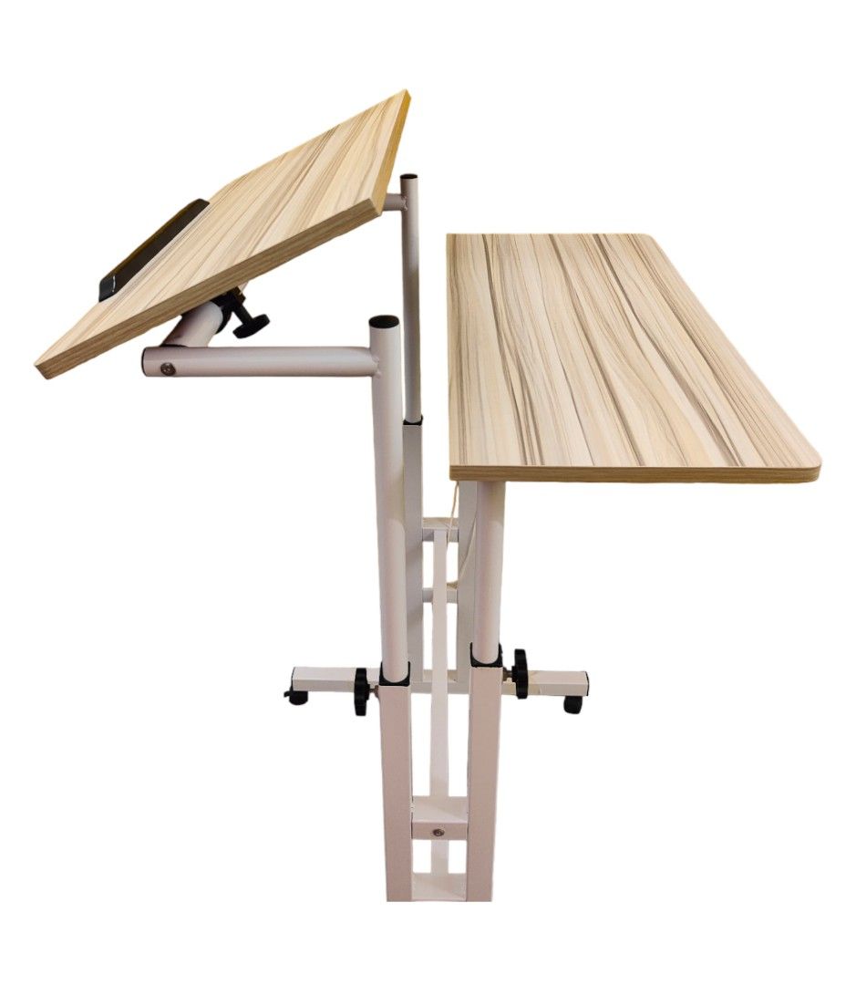 Height Adjustable Study Table (Tiltable), Furniture & Home Living ...