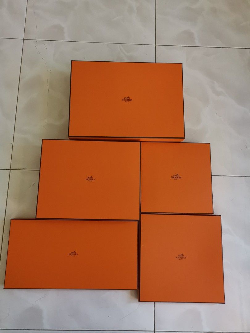Various Hermes boxes, Luxury, Apparel on Carousell