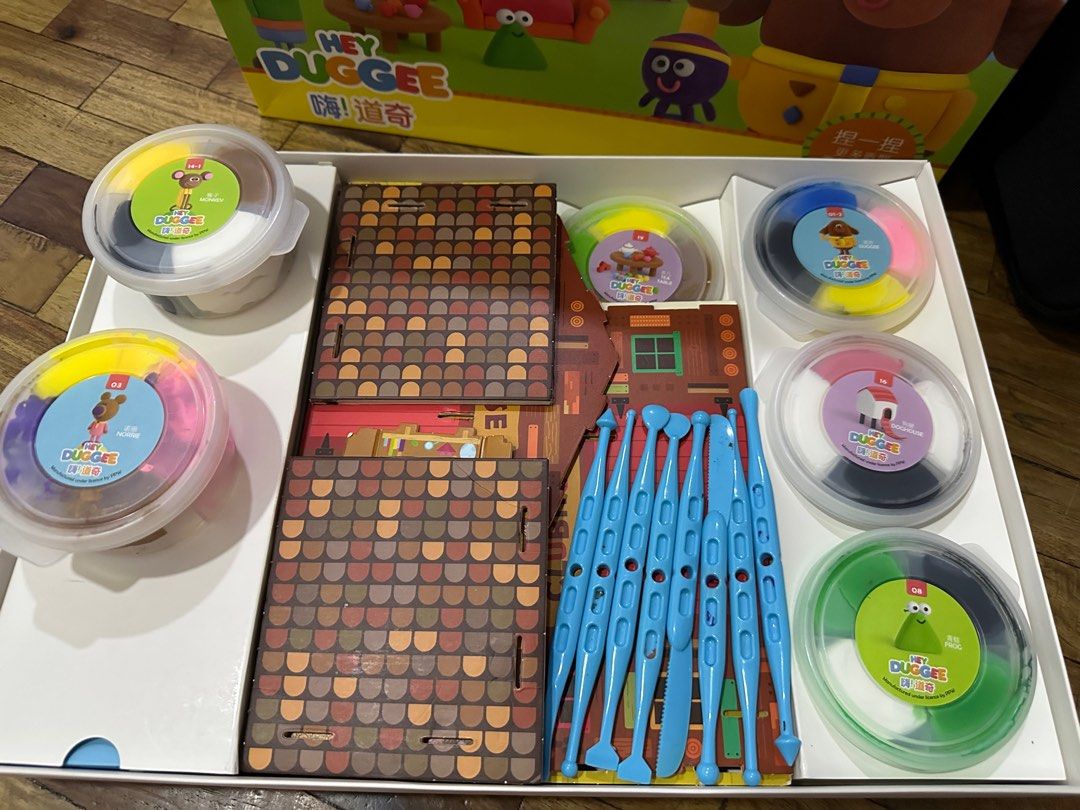 Hey Duggie Air Dry Clay Set, Hobbies & Toys, Stationary & Craft, Craft ...