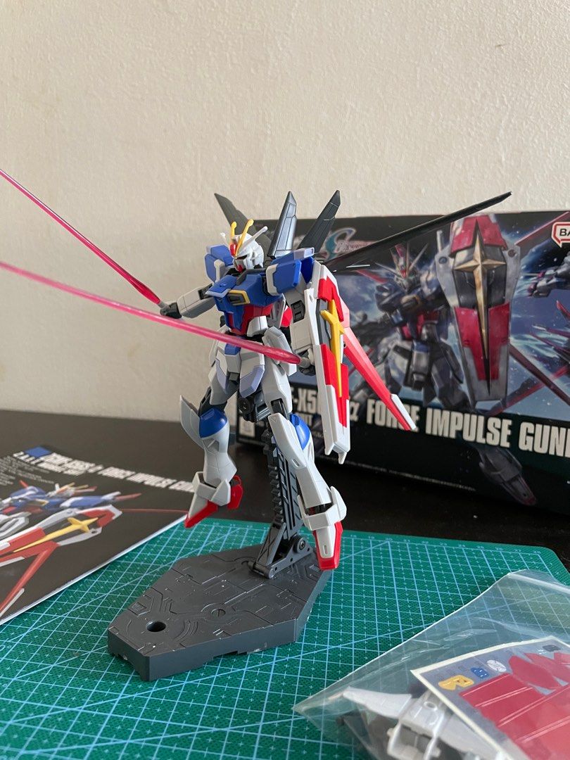 HG Gundam Force Impulse 1/144, Hobbies & Toys, Toys & Games on Carousell