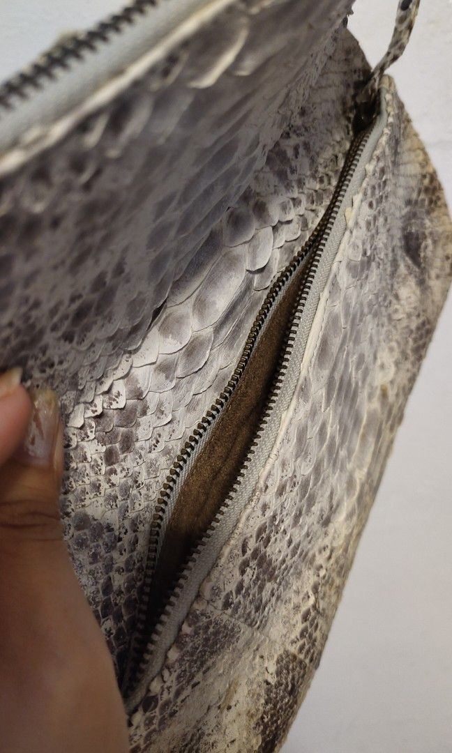 Himalayan Python Clutch Bag, Women's Fashion, Bags & Wallets, Clutches ...