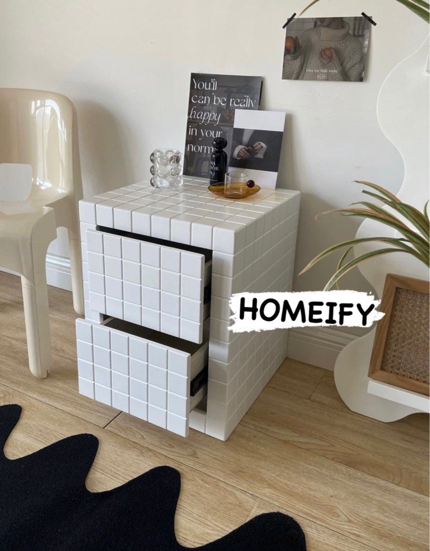 HOMIER Minimalistic Side Table, Furniture & Home Living, Furniture ...