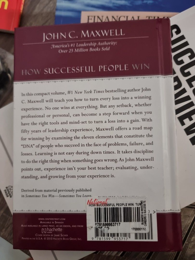 How Successful People Win by John C. Maxwell, Hobbies & Toys, Books ...