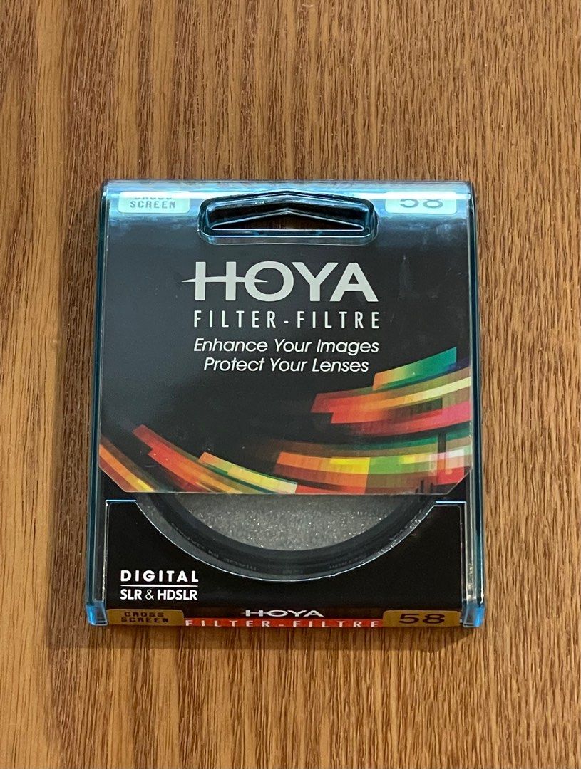 Hoya 58mm Cross Screen Filter, Photography, Photography Accessories ...