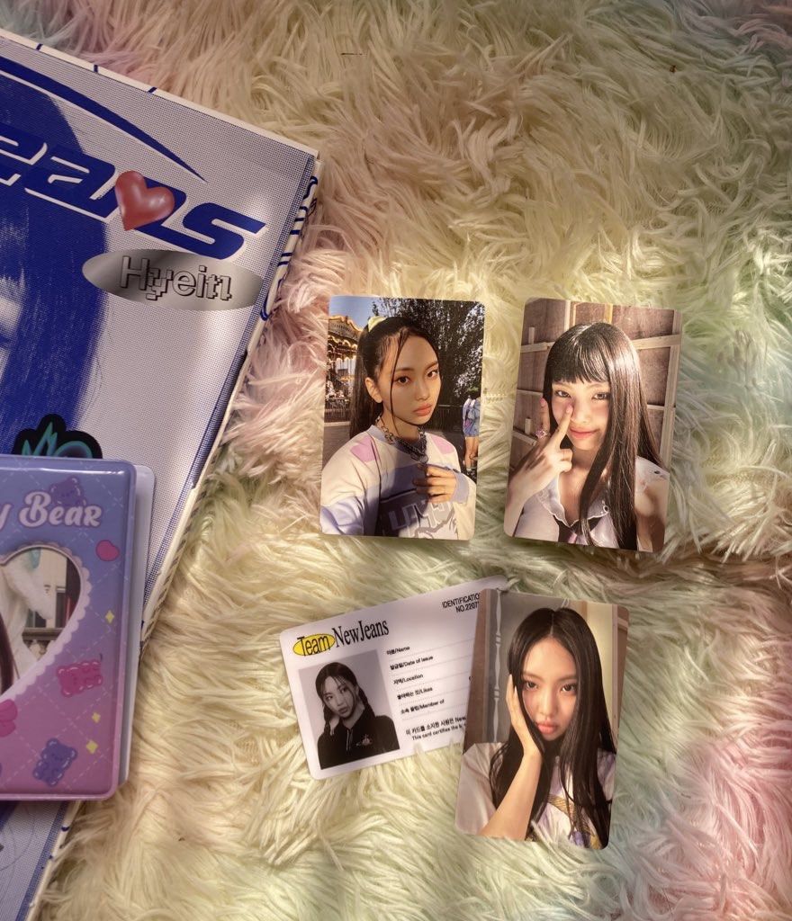 hyein blue book photocards id on Carousell