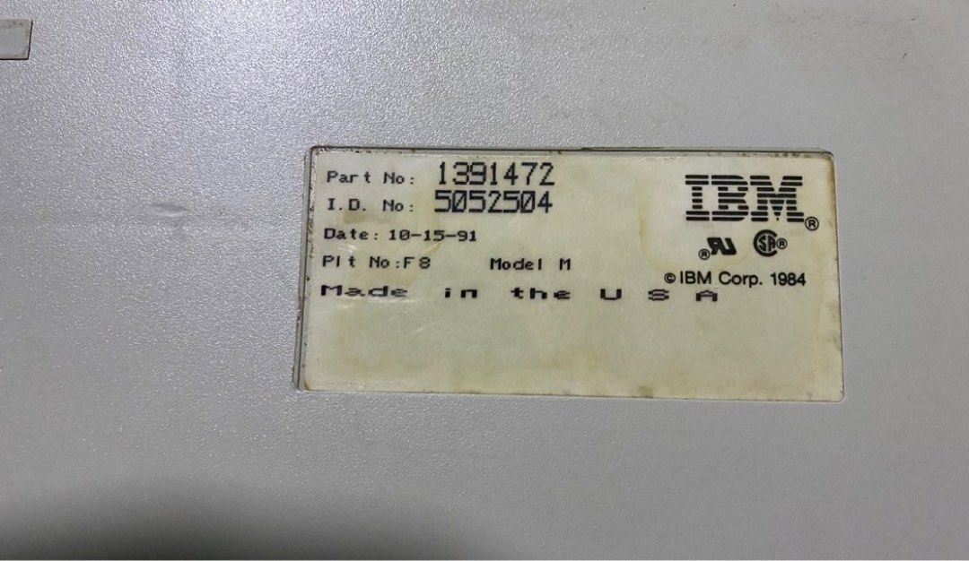 IBM Model M Space Saving Keyboard (SSK), Computers & Tech, Parts ...