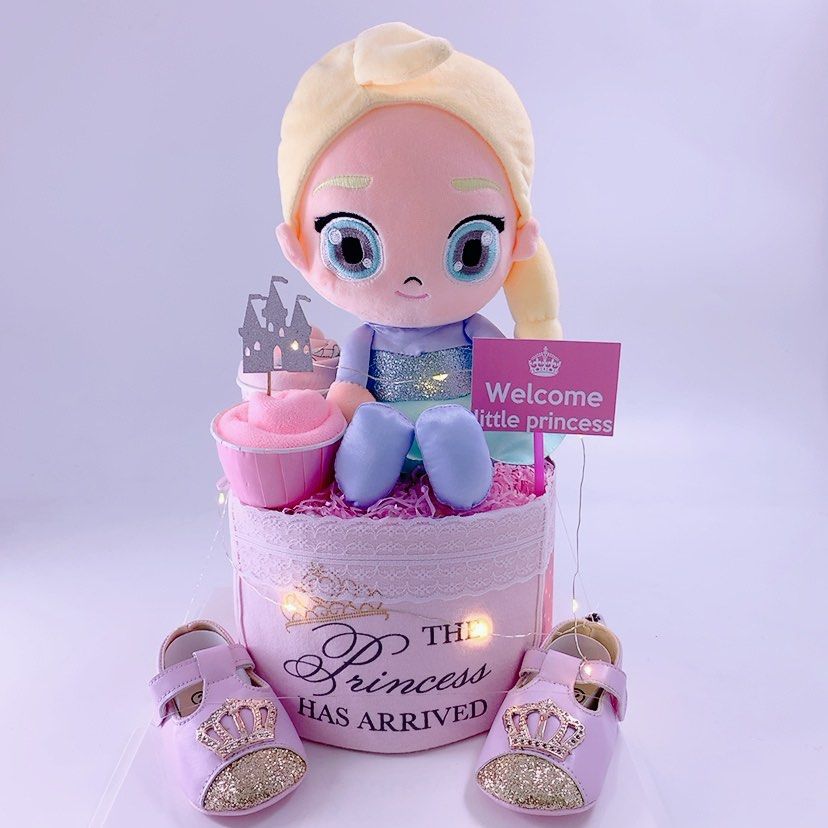 Instock! Princess Diaper Cake, Babies & Kids, Bathing & Changing ...