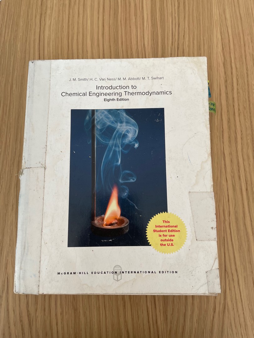 Introduction to chemical engineering thermodynamics, Hobbies & Toys ...