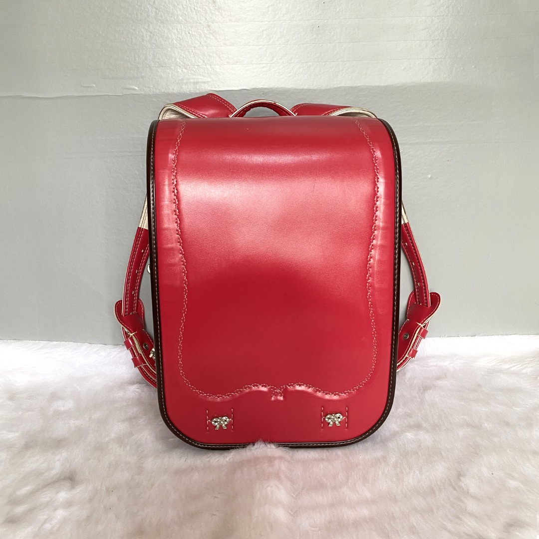 Japan Pink Randoseru Leather Backpack on Carousell