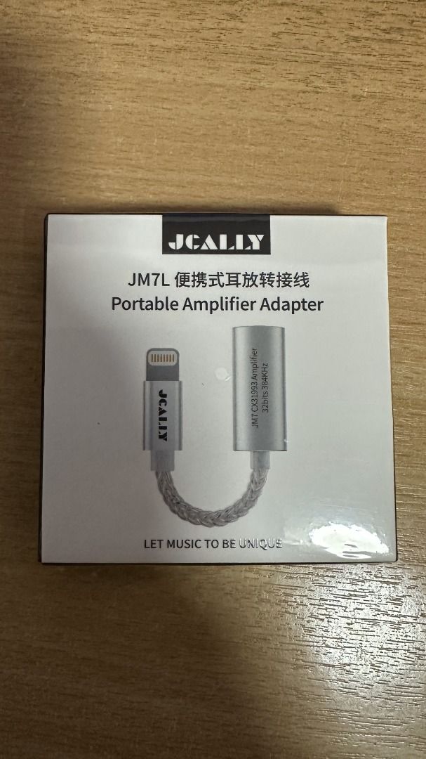 JCally JM7L Portable AMP Adaptor (Lightning to 3.5), Audio, Soundbars ...