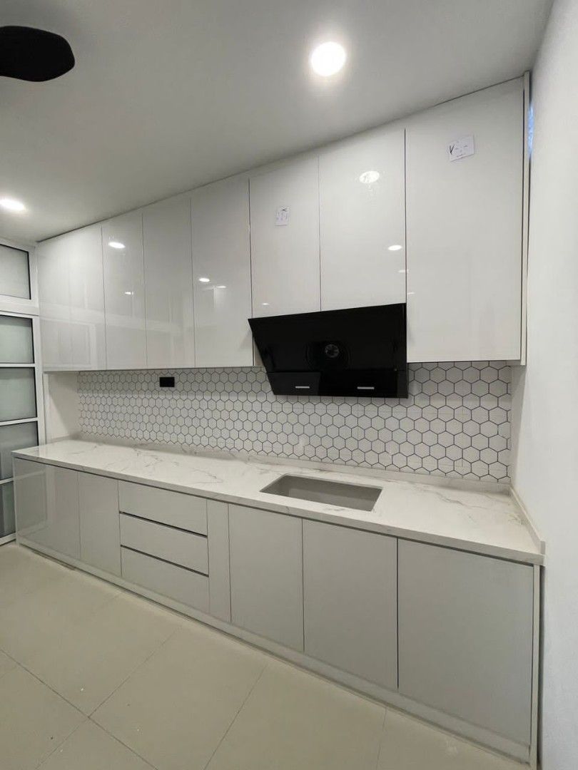 Kabinet Dapur/ Kitchen Cabinet/ Melamine/ Blockboard/ Foamboard/Quartz ...