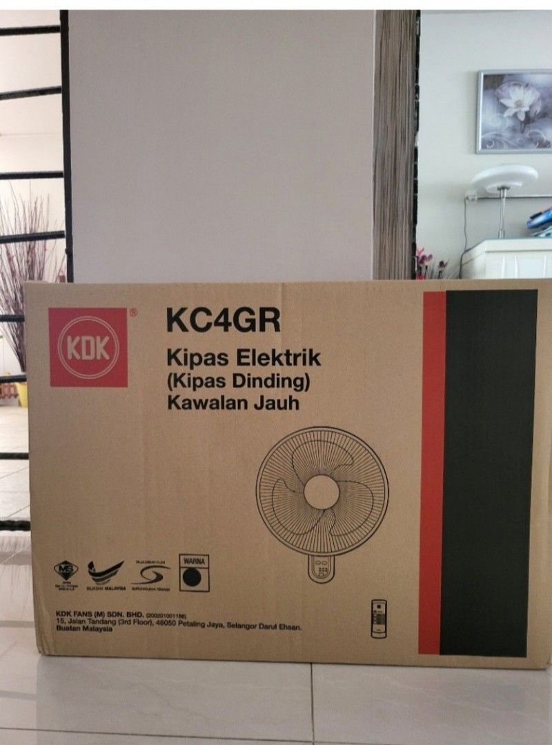 KDK Wall Fan, Furniture & Home Living, Lighting & Fans, Fans on Carousell