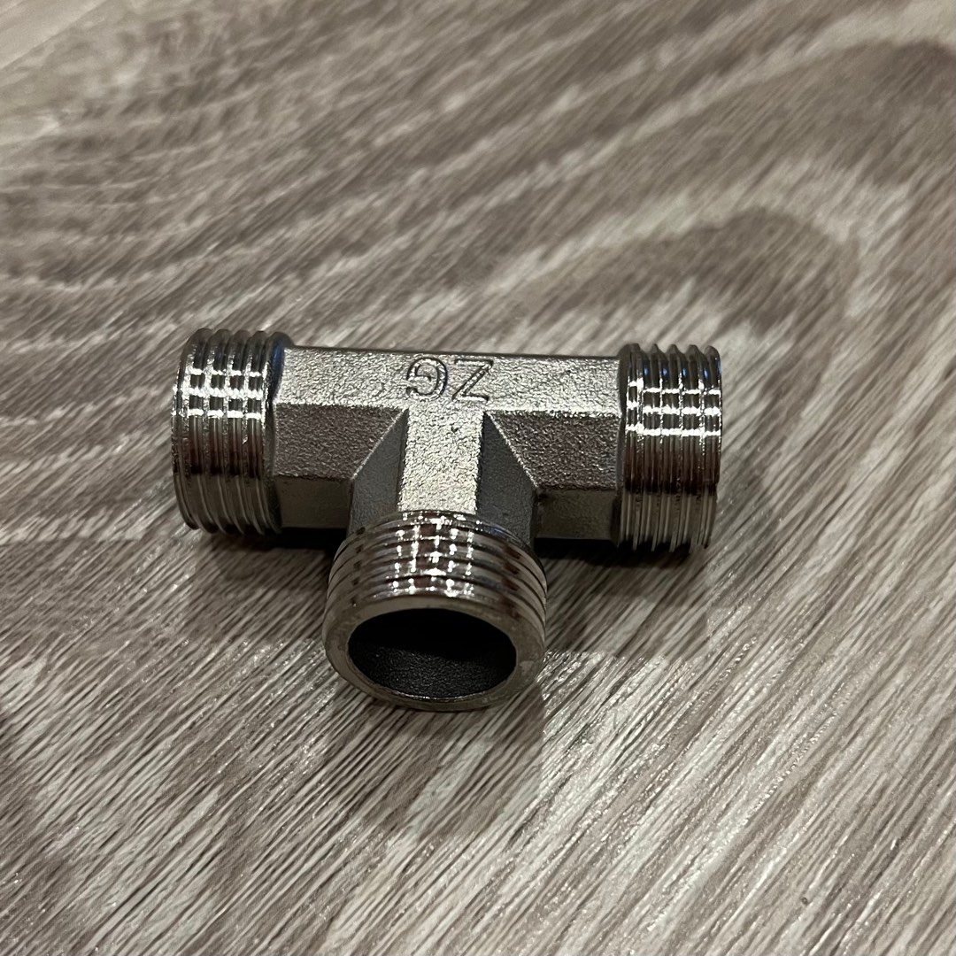 Kitchen Tap Converter 3-Way Water Tap Fitting Convert T Joint Hot/Cold ...