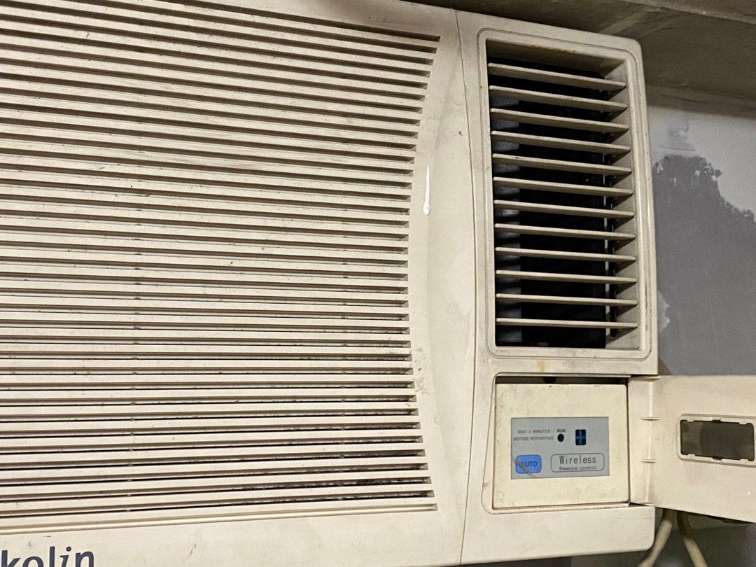 Kolin window type aircon, TV & Home Appliances, Air Conditioning and ...