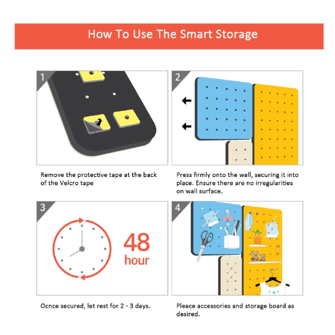 Korea Sandwich Smart Premium Storage Board - 290Series, Furniture ...