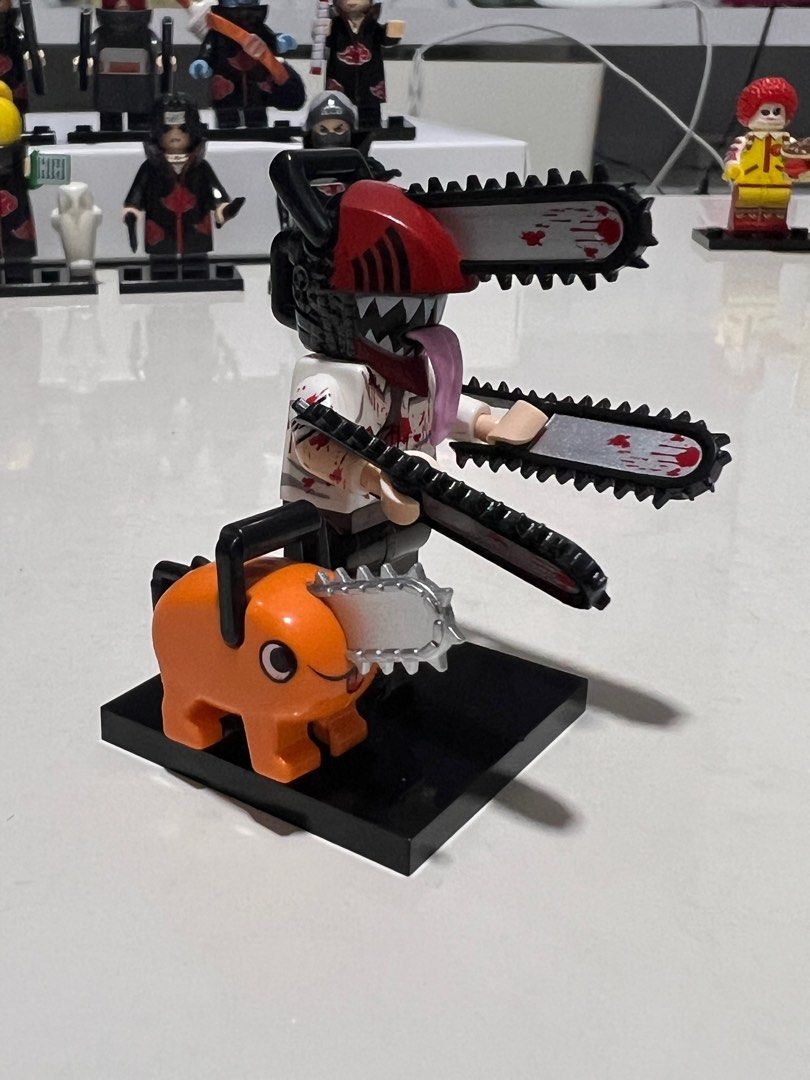 Lego compatible chainsaw man and pochita, Hobbies & Toys, Toys & Games ...