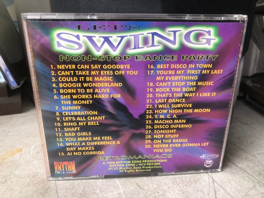 Let's Swing Non-Stop Dance Party 70's & 80's music CD, Hobbies & Toys ...