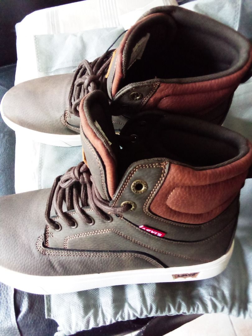 Levi's hi cut shoes for men, Men's Fashion, Footwear, Sneakers on Carousell