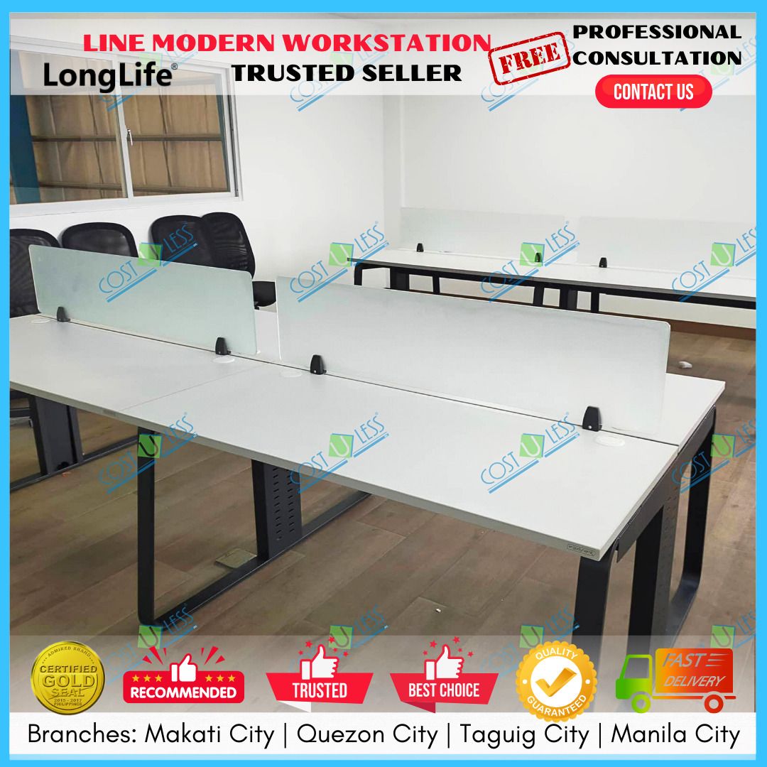 LINE MODERN WORKSTATION, Customize Office Partition, Customized Working ...