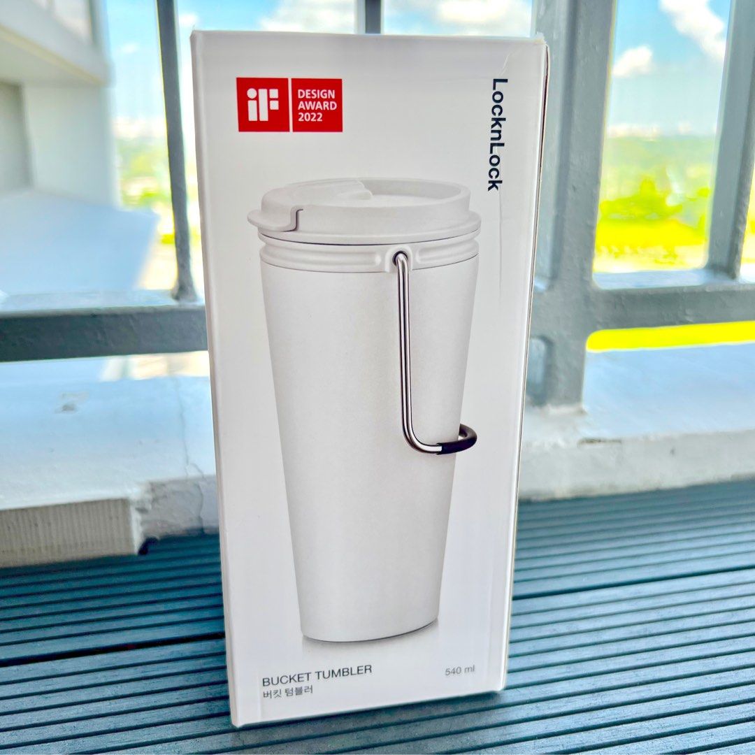 LocknLock Bucket Tumbler Thermos flask (540ml), Furniture & Home Living ...