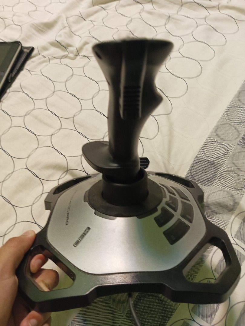 Logitech Extreme 3D Pro Flight Joystick, Video Gaming, Gaming ...