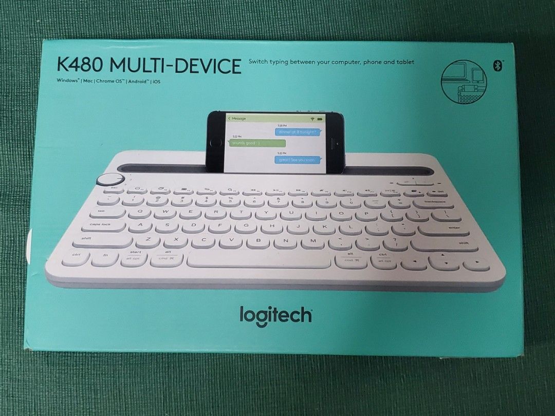 Logitech K480 Multi Devices Keyboard, 電腦＆科技, 電腦周邊及配件, 電腦鍵盤及相關產品 - Carousell