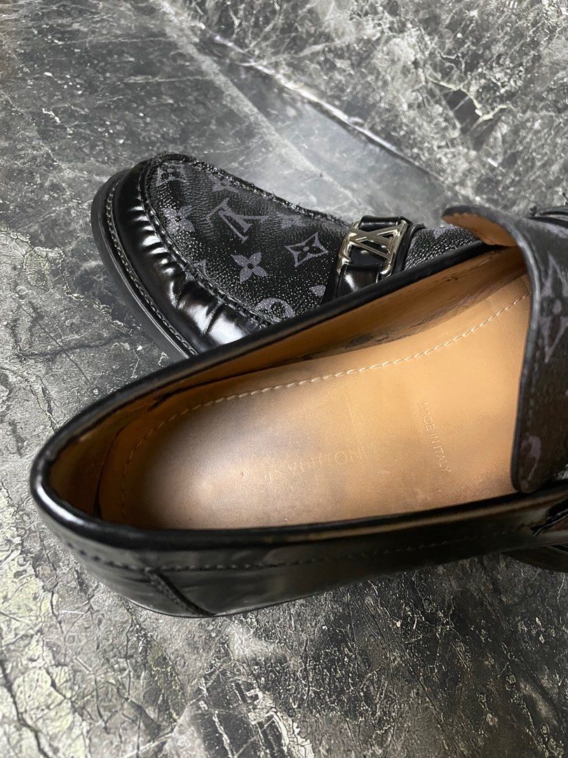 Louis vuitton major loafer monogram black, Fesyen Pria, Sepatu , Sepatu ...