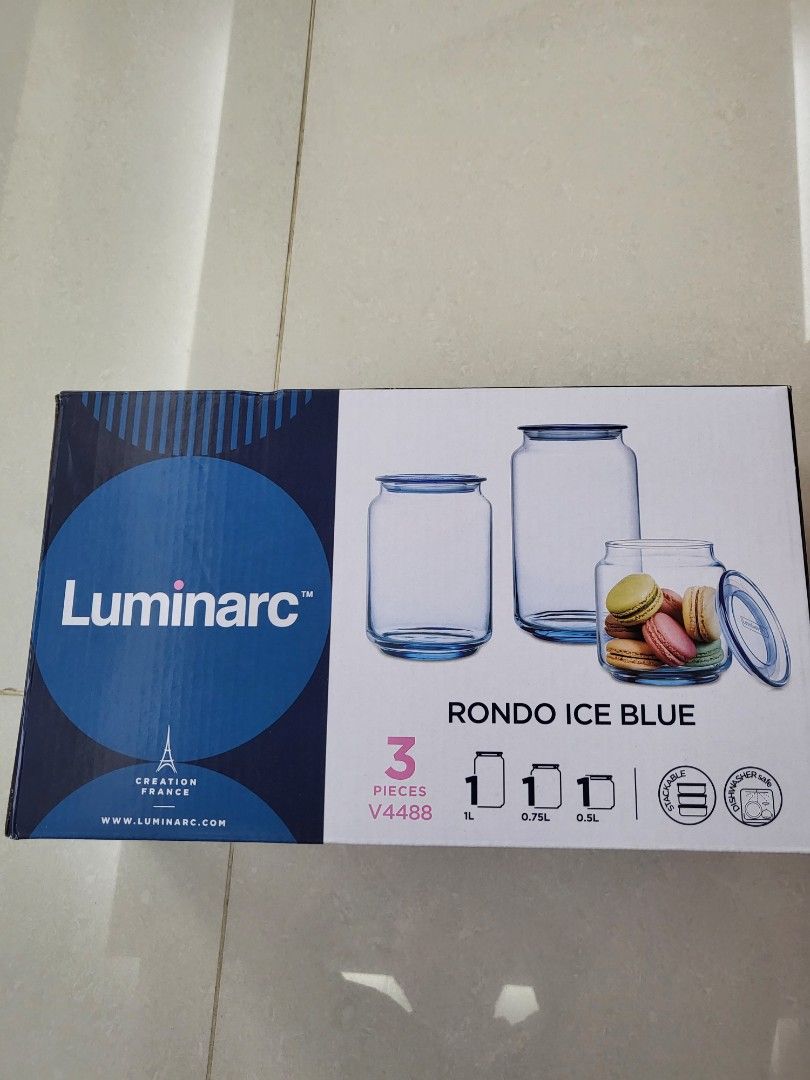Luminarc glass containers, Furniture & Home Living, Kitchenware ...