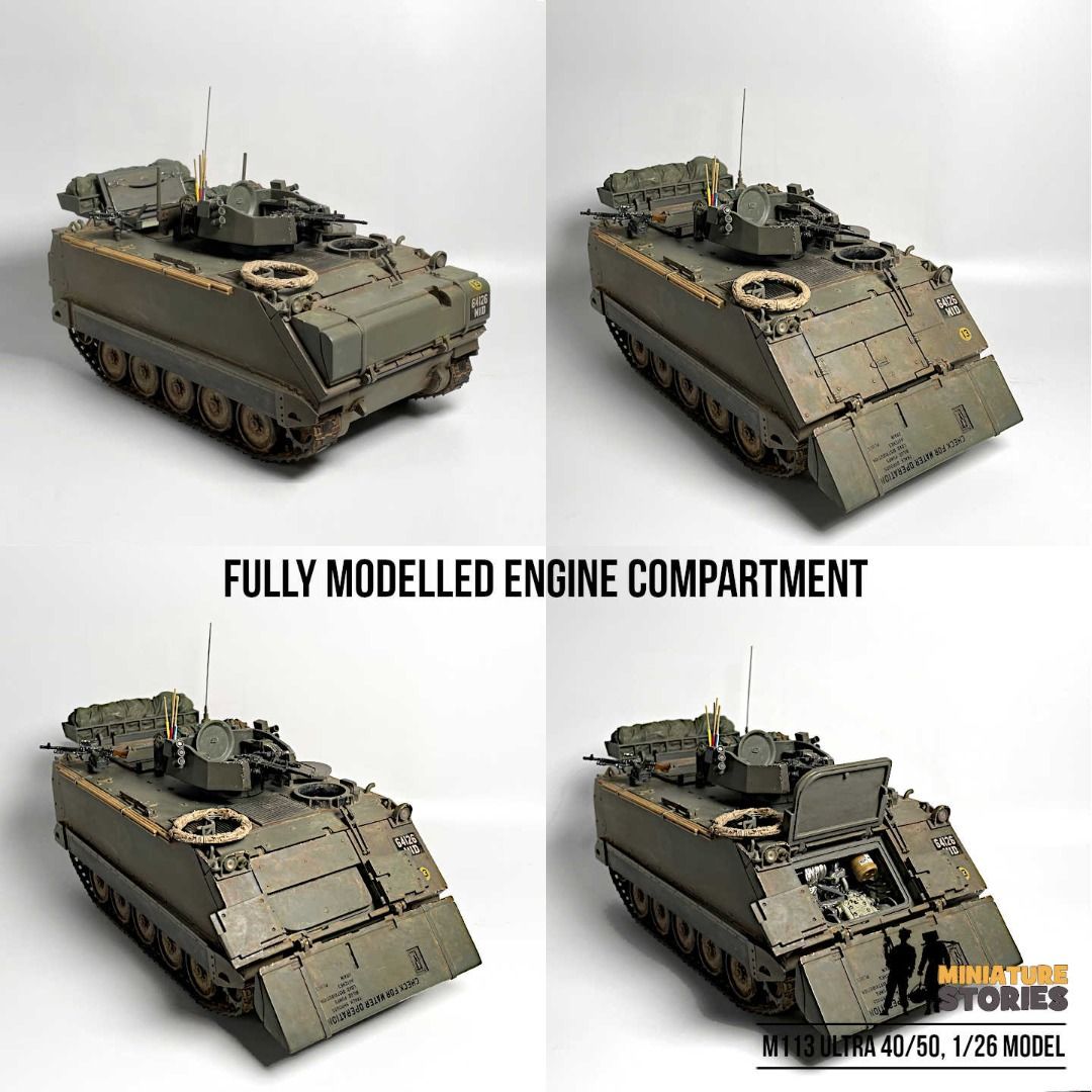 M113 Ultra 40/50 Armoured Vehicle Model, Hobbies & Toys, Toys & Games ...