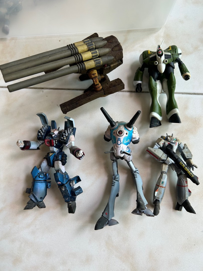 Macross Robotech Figures Set, Hobbies & Toys, Toys & Games on Carousell