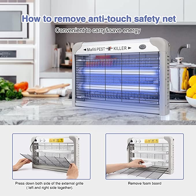 mafiti Bug Zapper Fly Traps Indoor Electric Mosquito Zapper Fly Killer ...