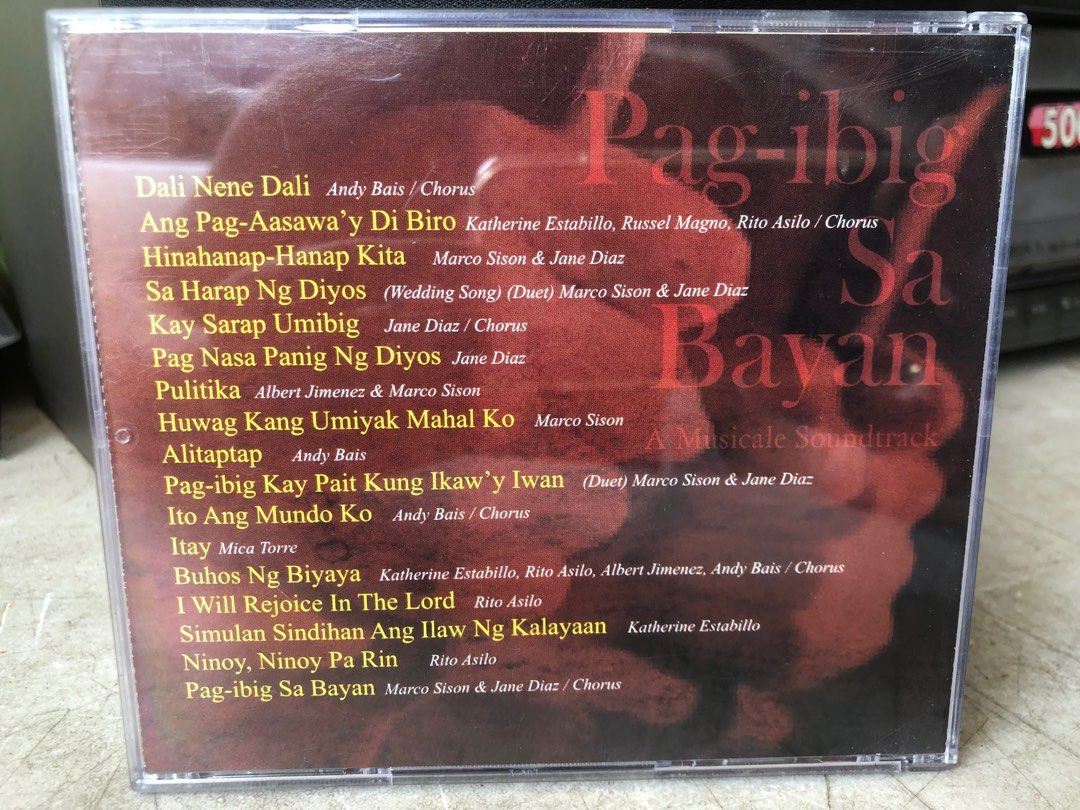 Marco Sison Pag-ibig sa Bayan music CD, Hobbies & Toys, Music & Media ...