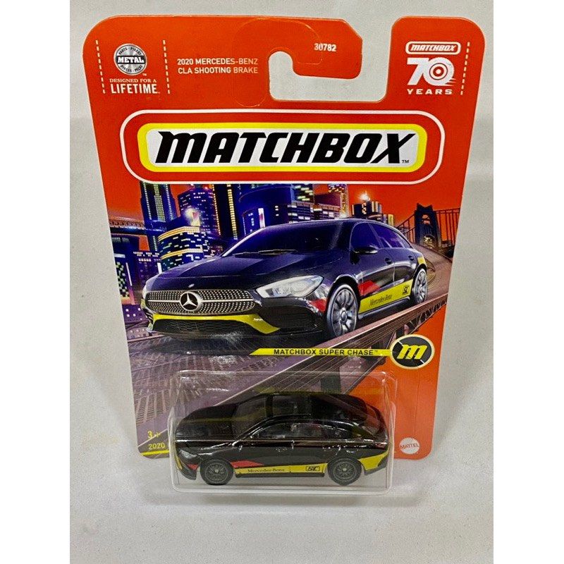Matchbox 2020 MERCEDES BENZ CLA SHOOTING BRAKE Black Super Chase SC ...