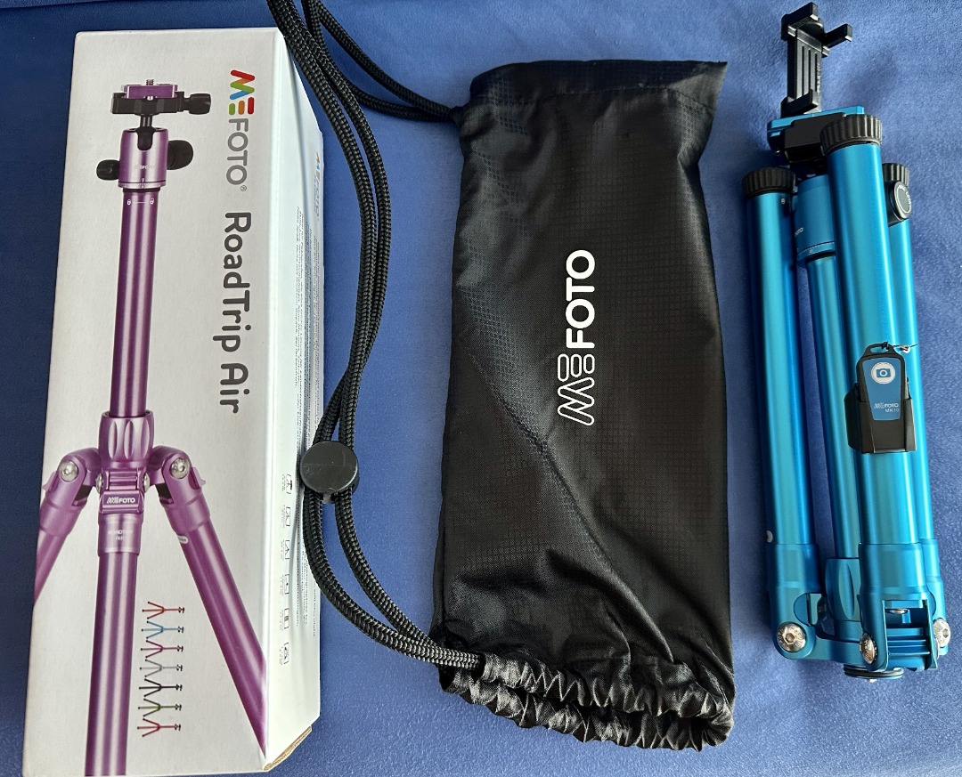 MeFoto RoadTrip Air Tripod Selfie - Color BLUE, Photography ...