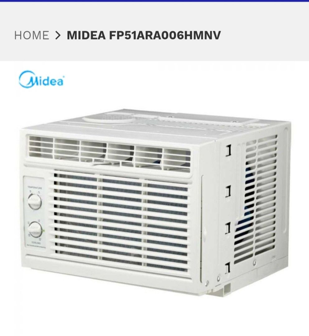 Midea .5HP Non inverter aircon, TV & Home Appliances, Air Conditioning ...