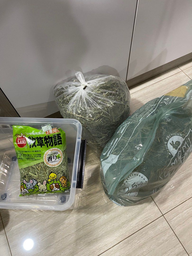 Mimi hay, and other brands hay, Pet Supplies, Pet Food on Carousell